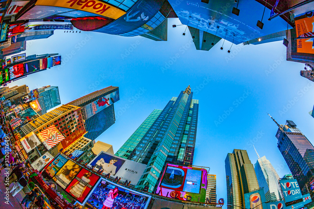 Times Square is a symbol of New York City Stock Photo | Adobe Stock