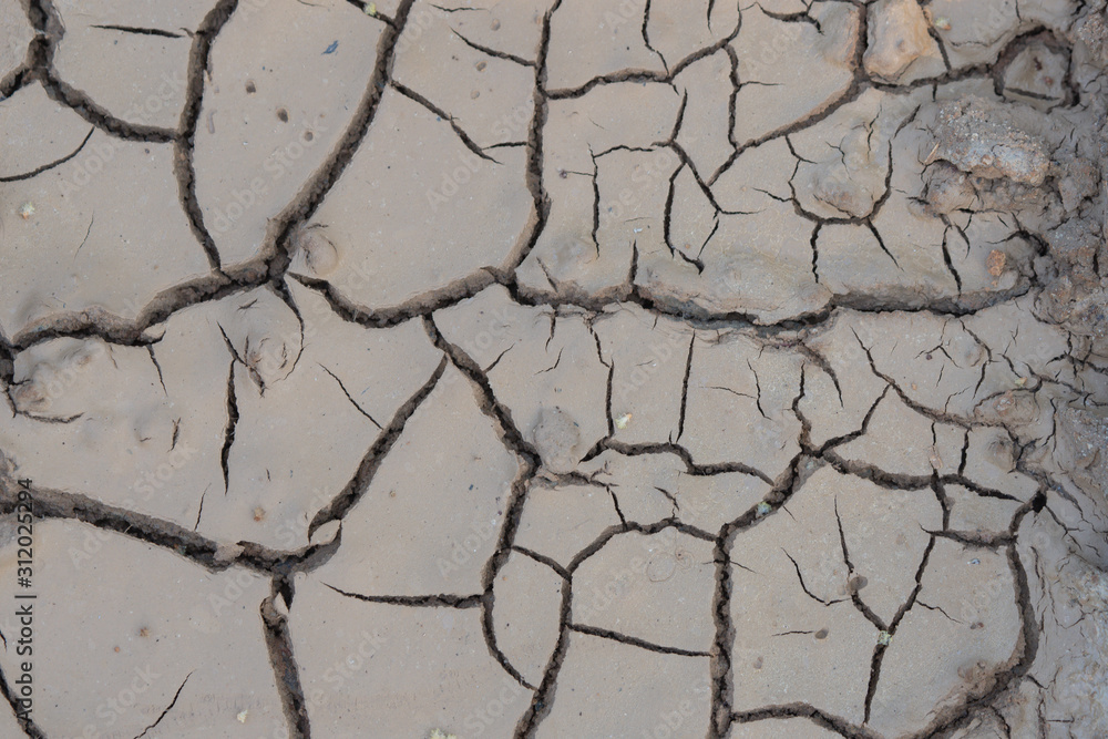 cracks in ground, texture background, no water without rain Stock Photo ...