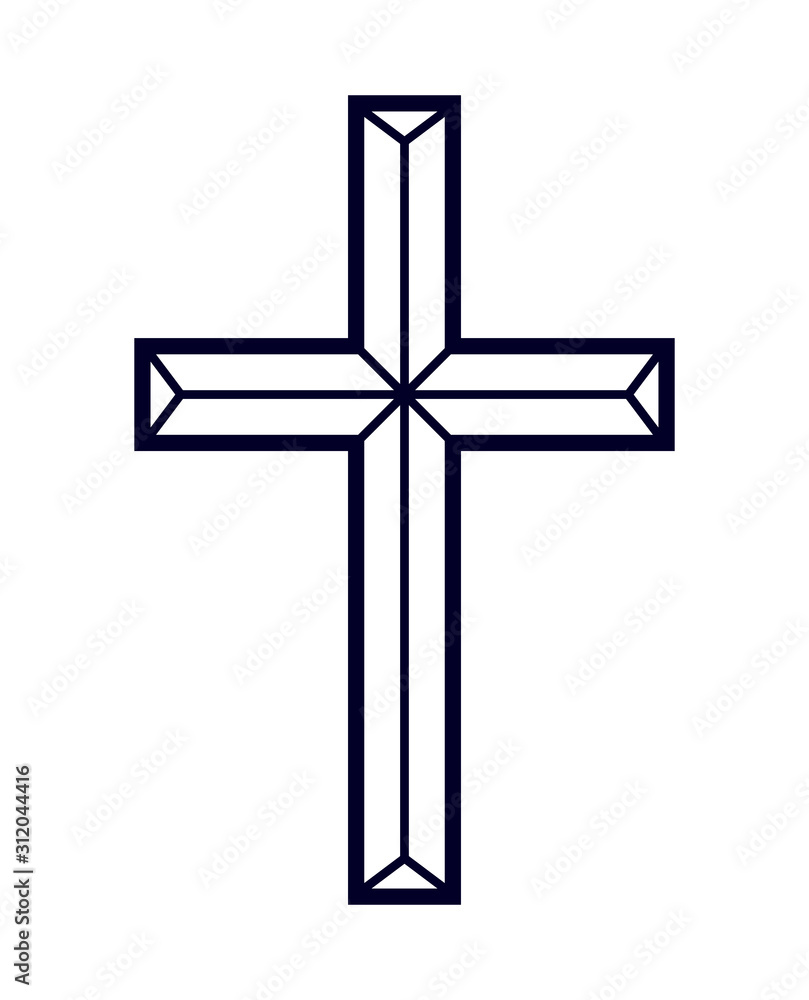 Religious Cross Vector