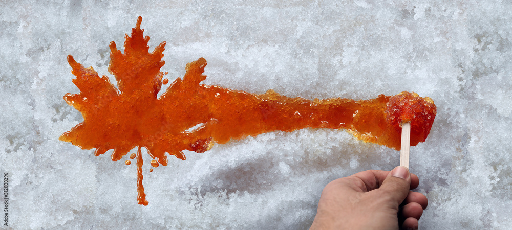 Maple Taffy Leaf Stock Photo | Adobe Stock