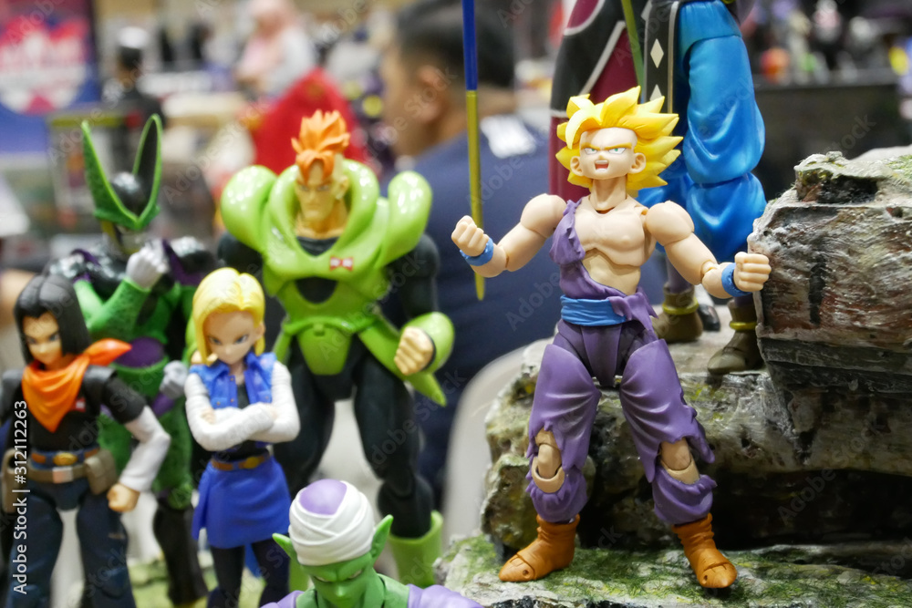 KUALA LUMPUR, MALAYSIA -OCTOBER 05, 2019: Selected focused of model ...