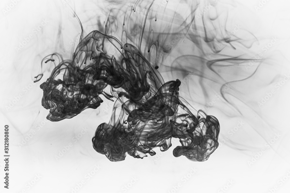 Background water soluble ink .abstract black watercolor soluble in ...