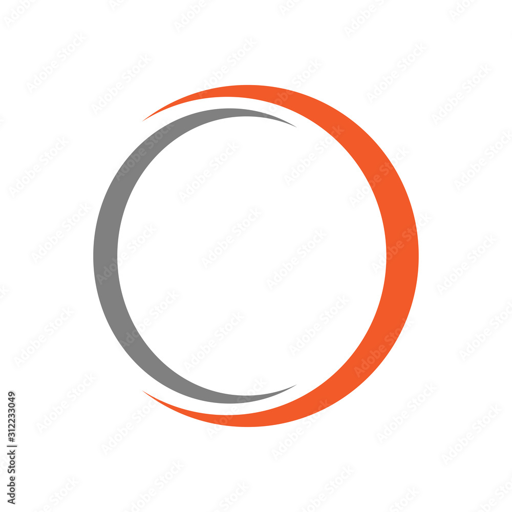 Circle icon logo vector illustration Stock Vector | Adobe Stock