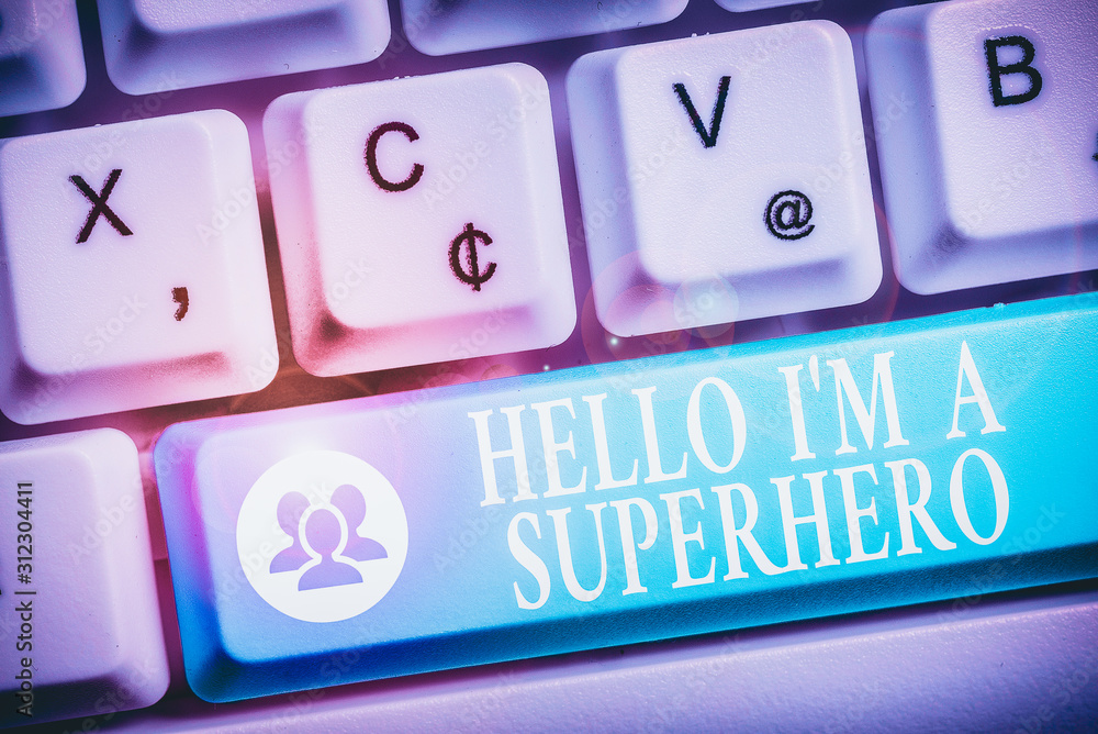 Superhero Computer Paper