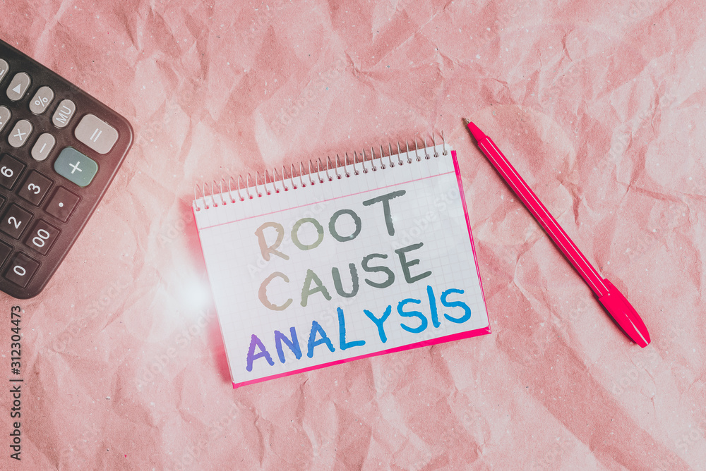 Word writing text Root Cause Analysis. Business photo showcasing Method ...