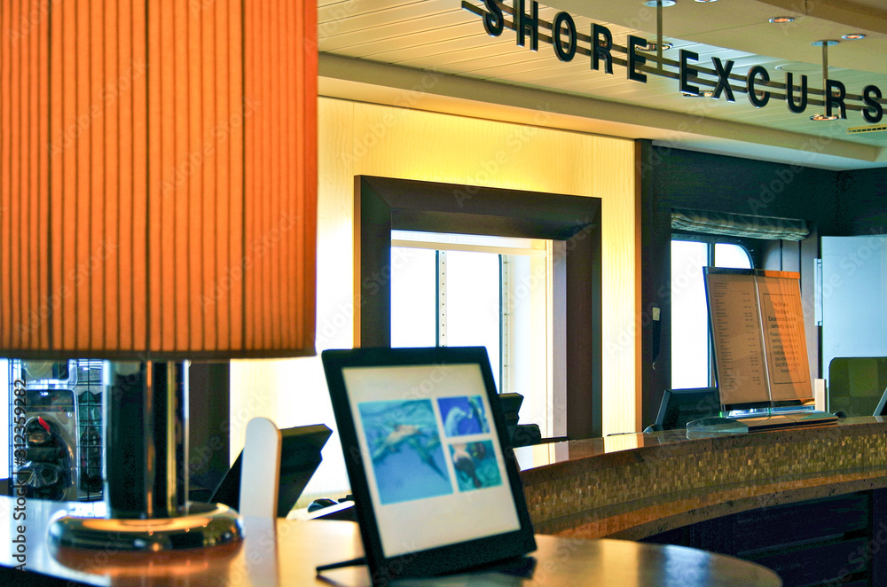 Shore Excursion desk for booking tours and destination experiences ...