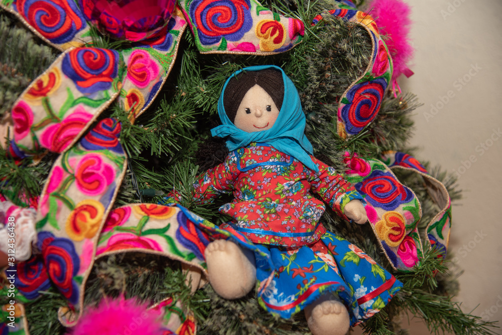 Traditional Mexican Christmas Tree