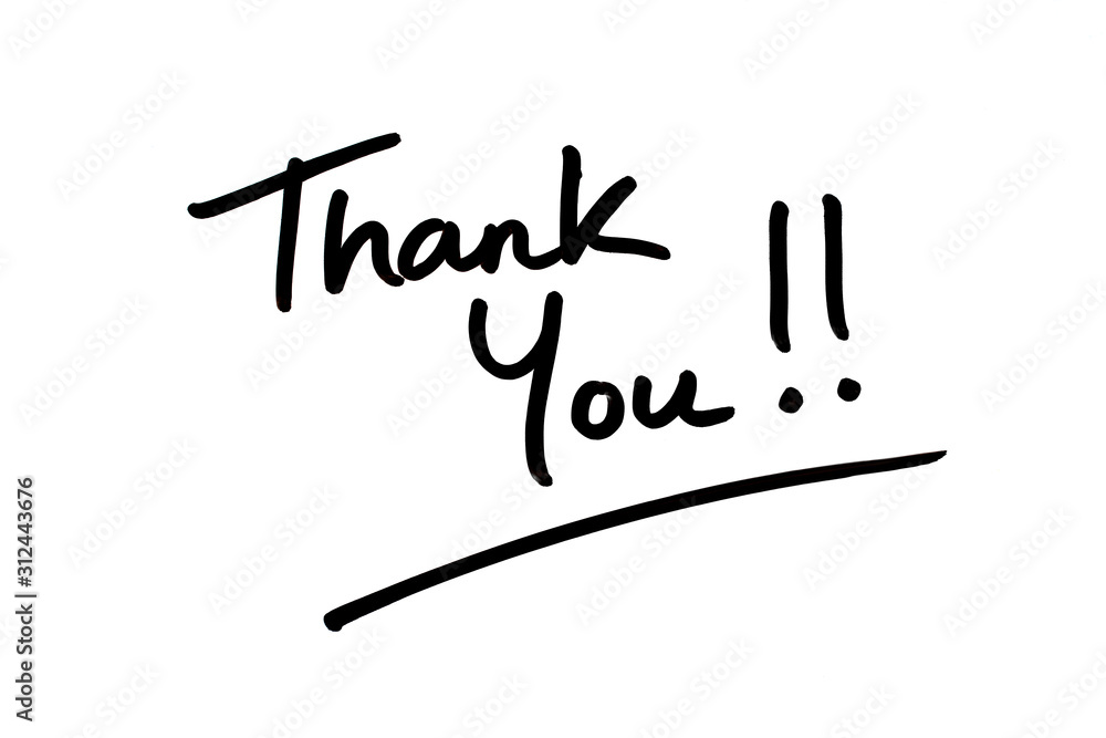 Thank You!! Stock Illustration | Adobe Stock