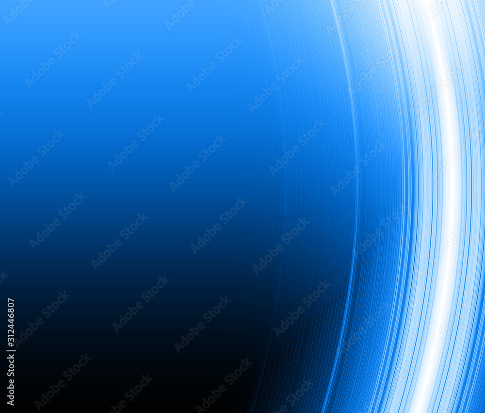 Bending light on a Dark background. Abstract dark empty studio room ...