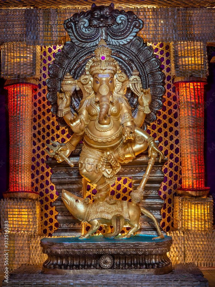 Statue of Lord Ganesha Stock Photo | Adobe Stock