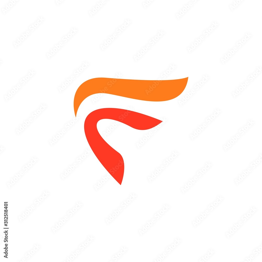 fm logo design template vector illustration Stock Vector | Adobe Stock