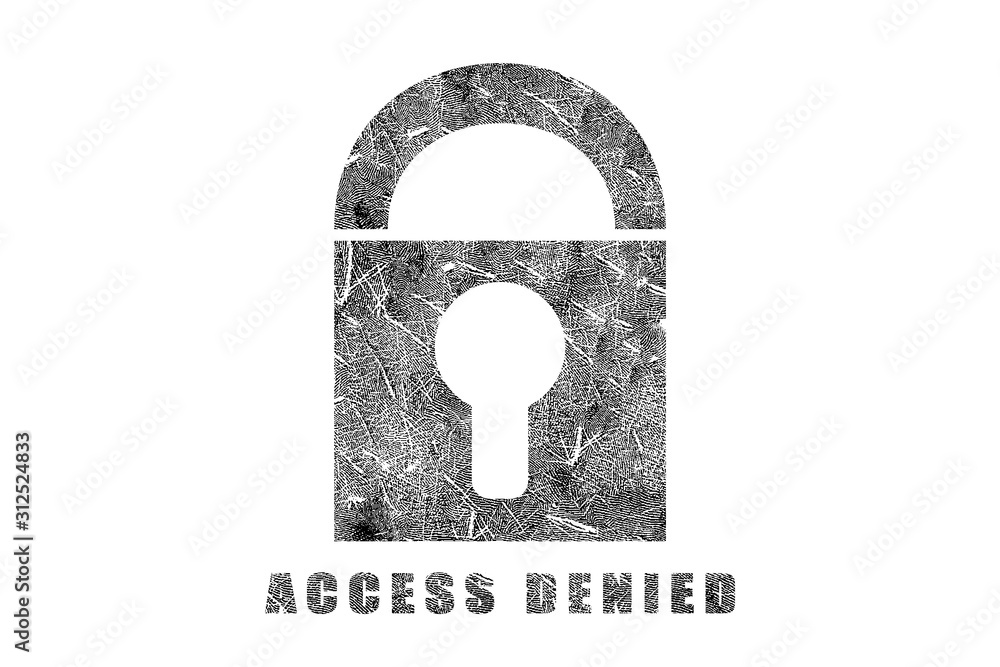 Palm print recognition and access concept. Security software by ...