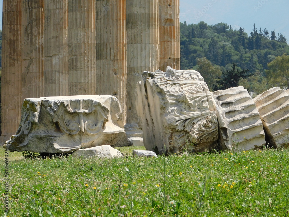 Broken Ancient Temples