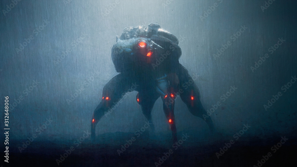 Alien Robot Concept Art