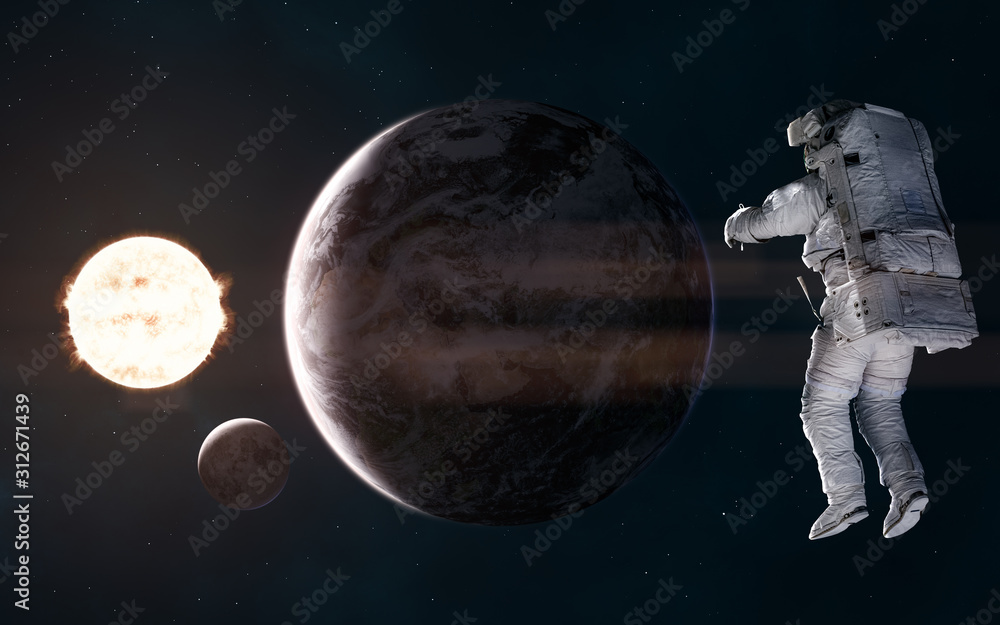 Solar System Full Moon