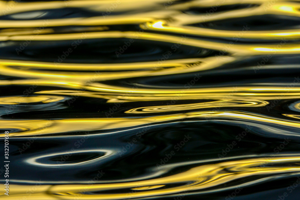 Golden water ripples background and texture Stock Photo | Adobe Stock