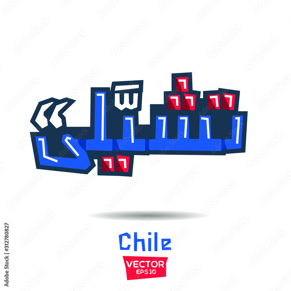 Arabic Calligraphy Means In English Chile Vector Illustration Stock arabic-calligraphy-means-in-english-chile-vector-illustration-stock