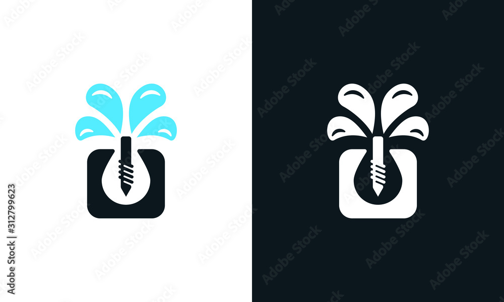 Water Well Drilling Logo