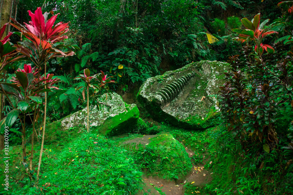 Goa Gajah Hidden Lush Green Forest With Caves, Secret Waterfalls and ...