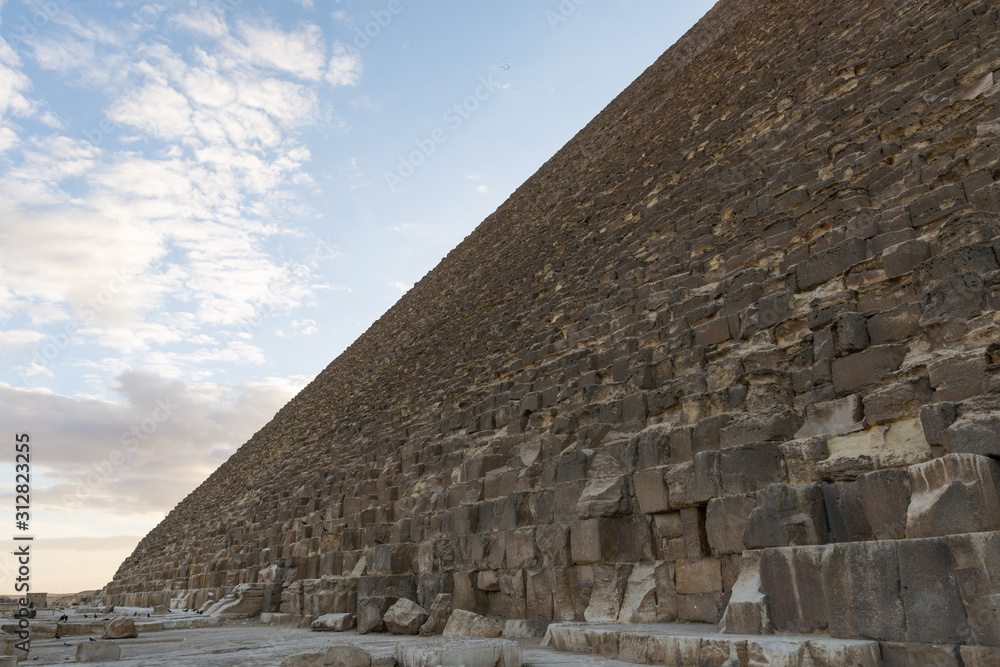The Great Pyramid of Giza (also known as the Pyramid of Khufu or the ...