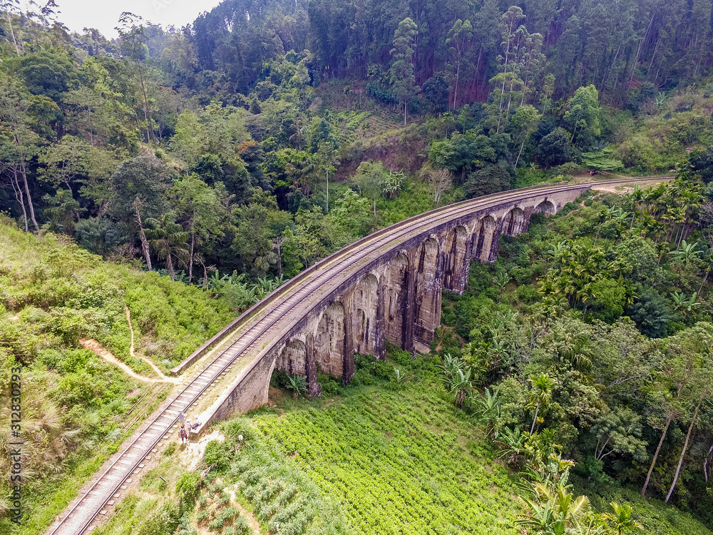 Nine Arch Bridge (Bridge in the Sky) is bridge in Sri Lanka. It is one ...