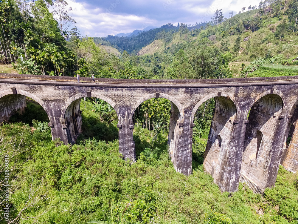 Nine Arch Bridge (Bridge in the Sky) is bridge in Sri Lanka. It is one ...