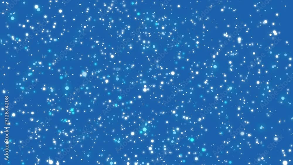 Animated blue glitter background with sparkling light particles. Stock ...