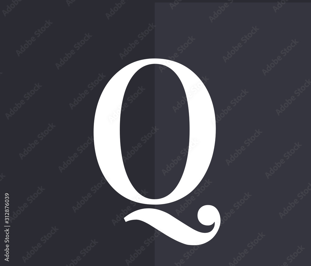 Q as in English Alphabets. A Letter Of English Alphabets Stock ...
