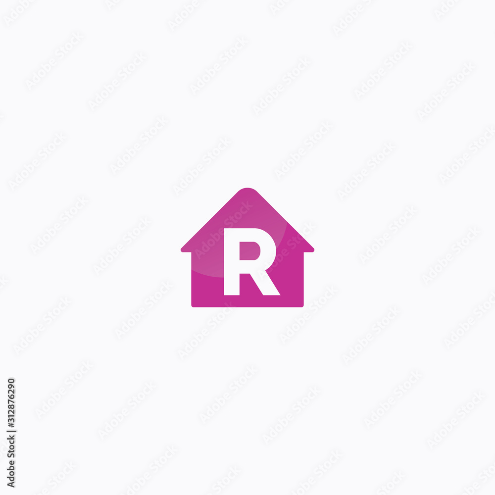 R letter/real estate logo design template full vector eps for use any ...