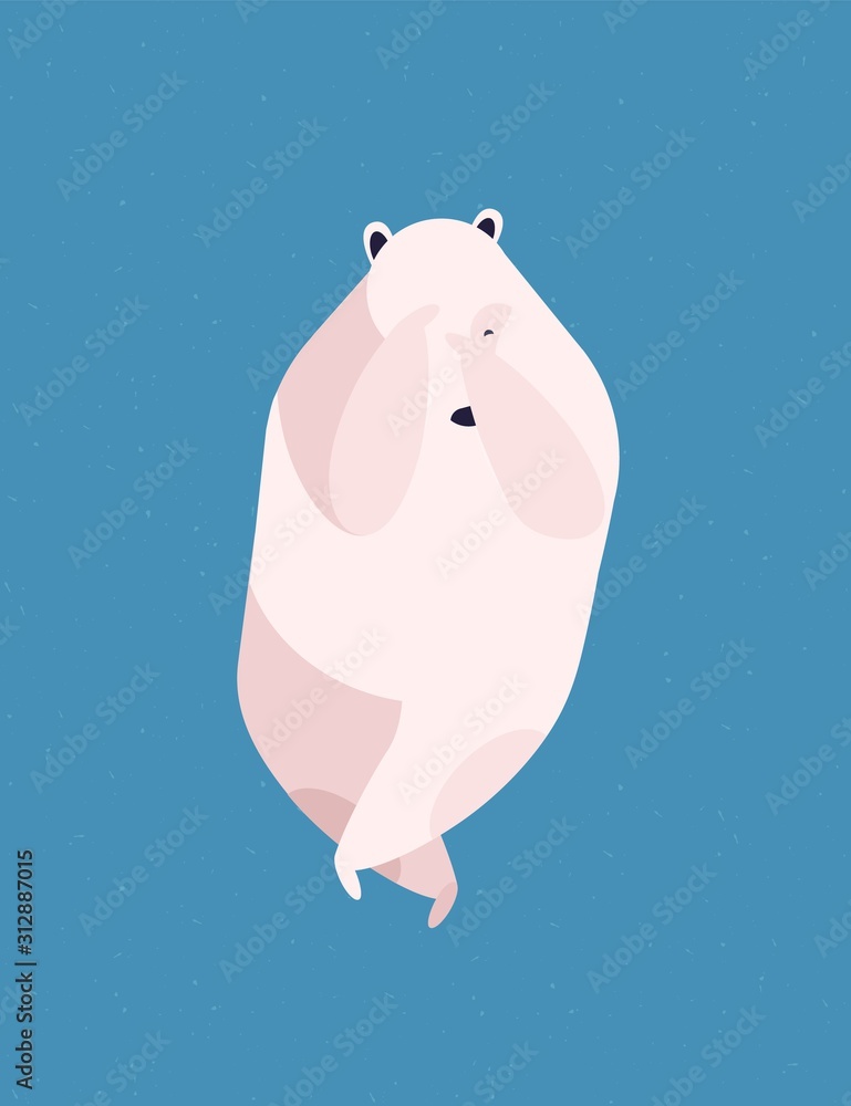 Embarrassed Polar Bear