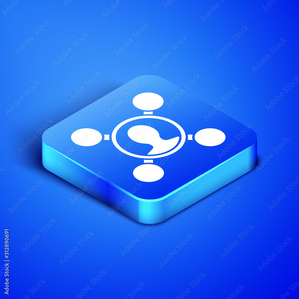 Share Icon Blue
