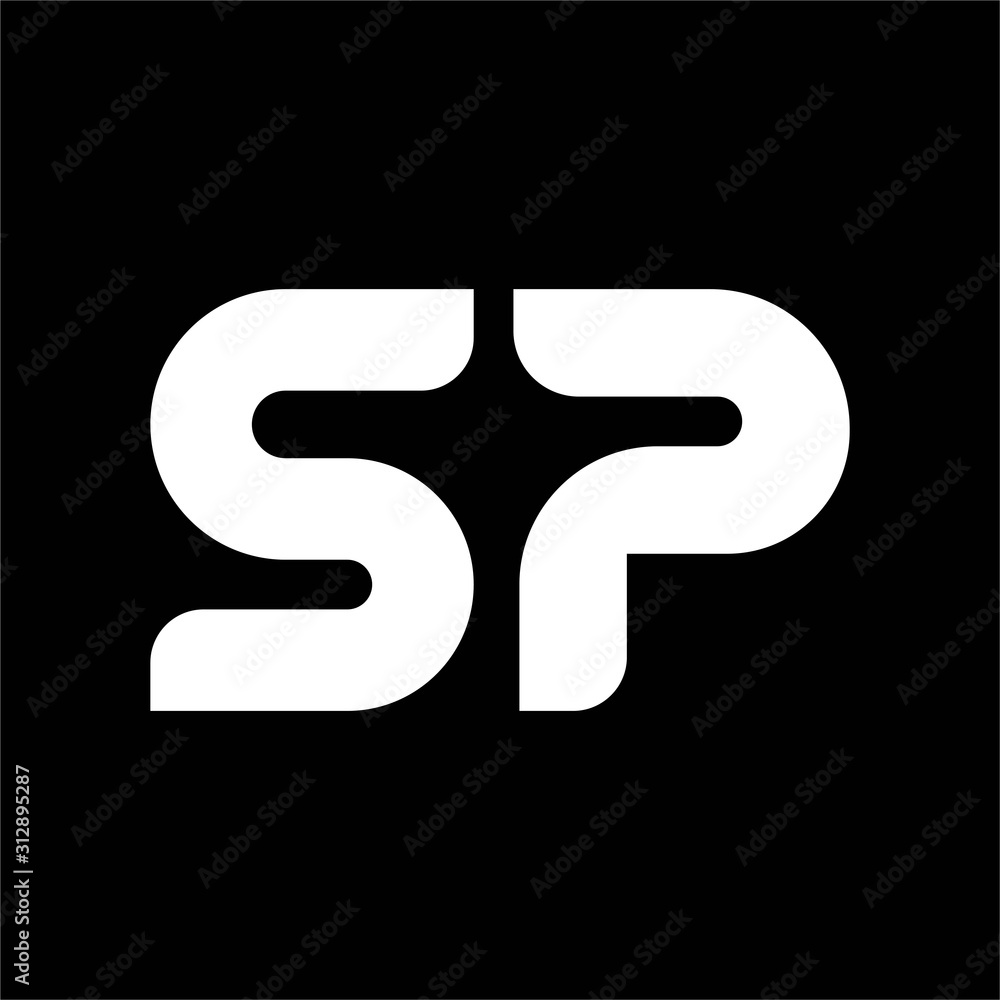 initial letter sp or ps logo vector designs Stock Vector | Adobe Stock