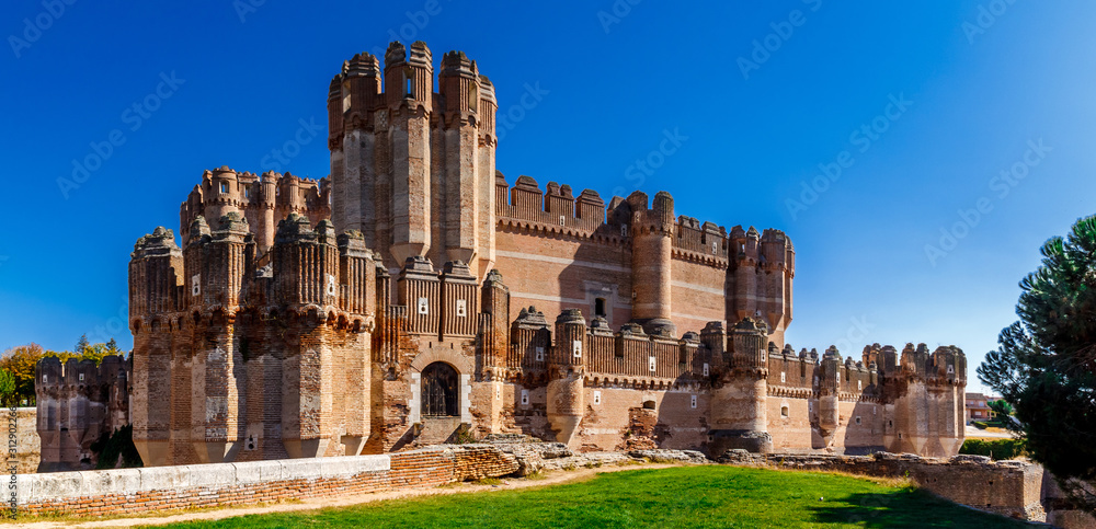 Coca Castle (Castillo de Coca) is a fortification constructed in the ...