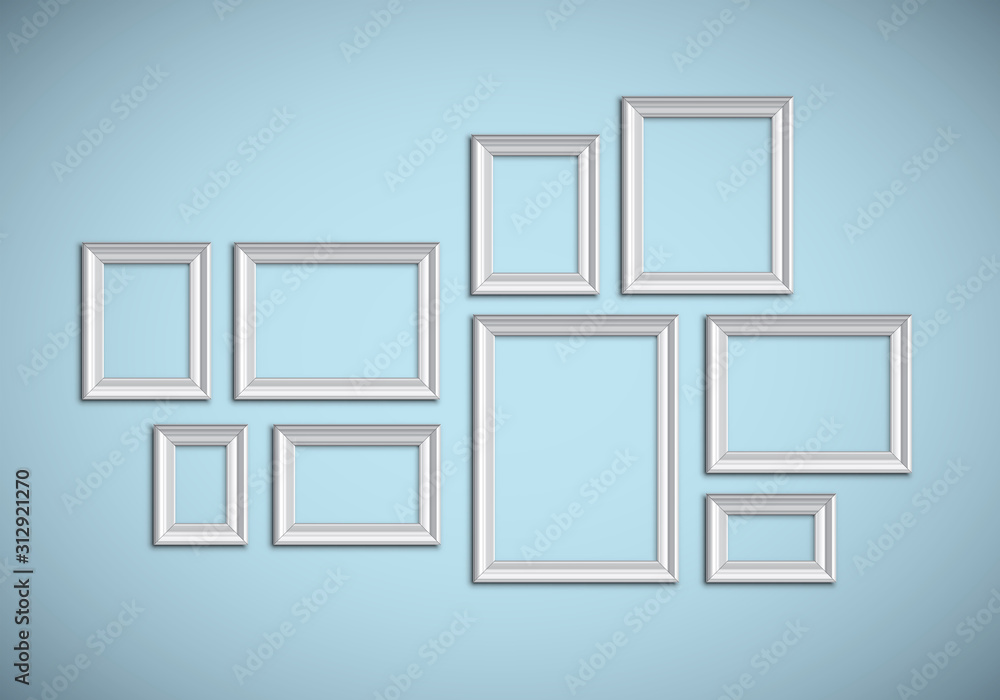 Picture frame idea, inspiration on transparent background. Easy way to ...