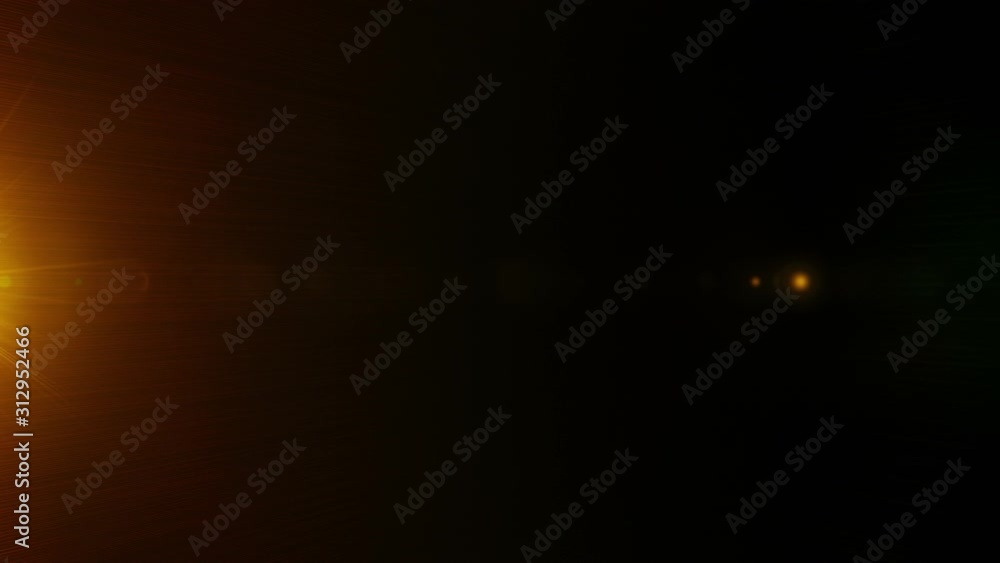 Lens Flares, flashes and particles. Yellow. Set of 7 lens flares with ...