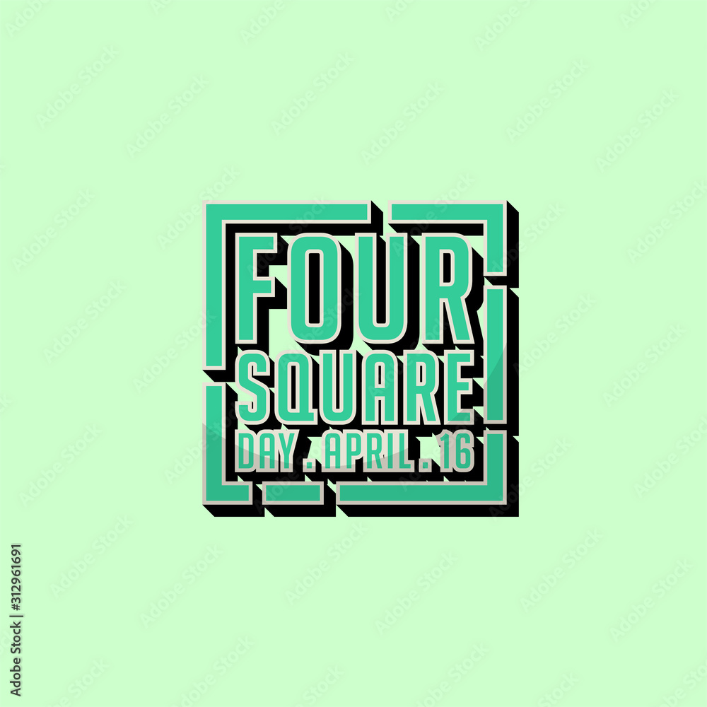 Foursquare Logo Vector
