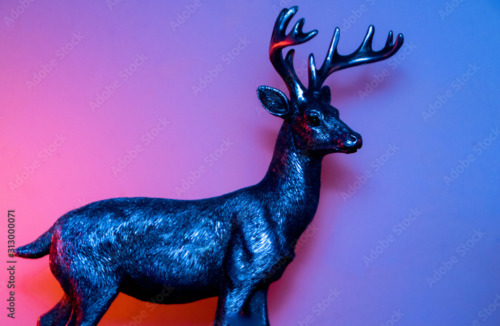 Stag Colourful Sunrise Stock Photo | Adobe Stock