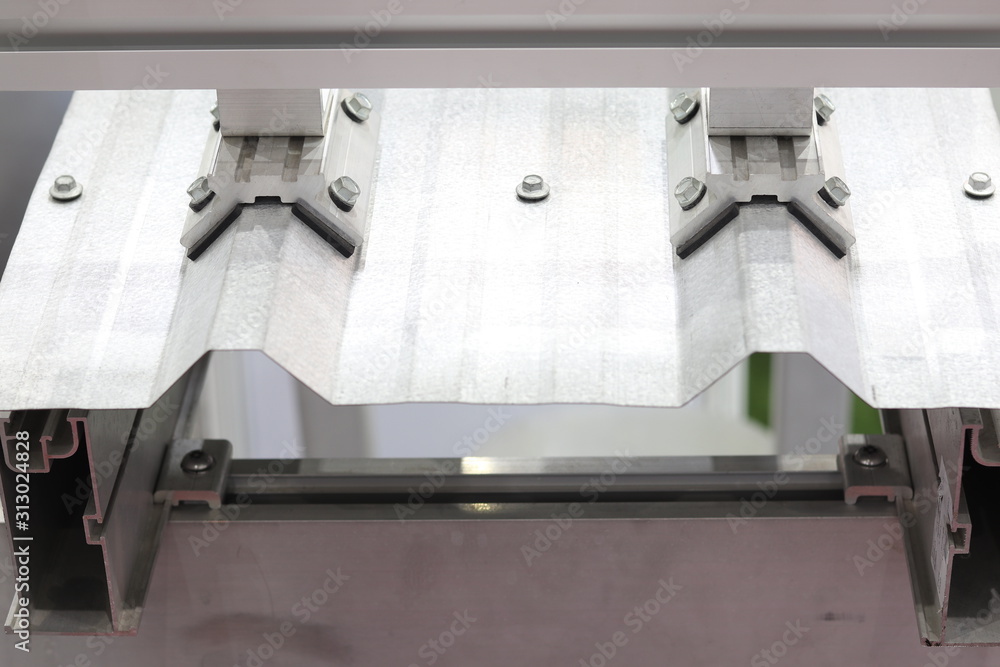 Mounting Clamp of Solar panel ; Stock Photo | Adobe Stock