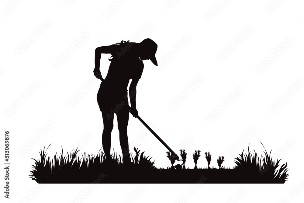 Farm Vector Silhouette