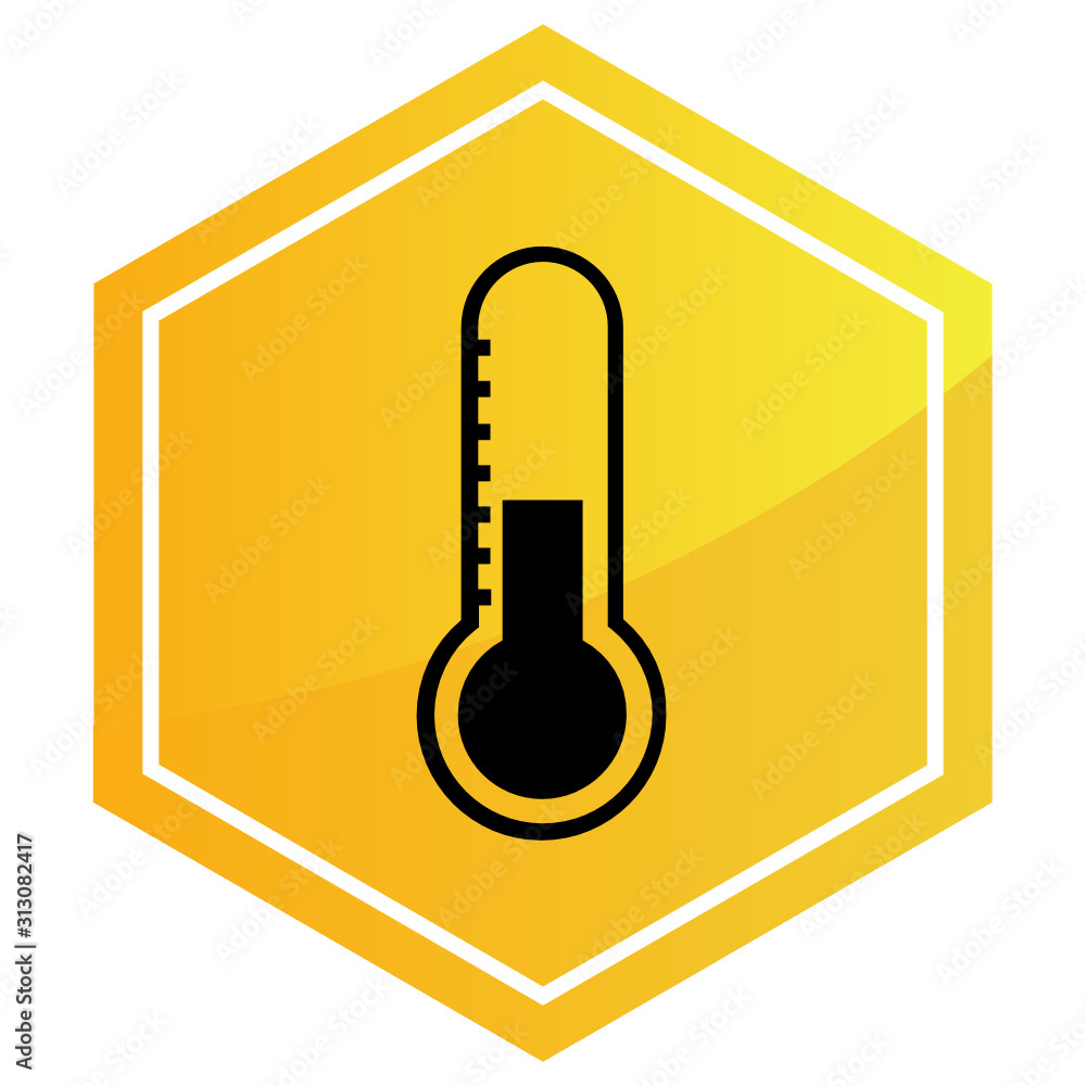 Overheating Concept, Extreme Boiling Point Warning Vector Icon Design ...