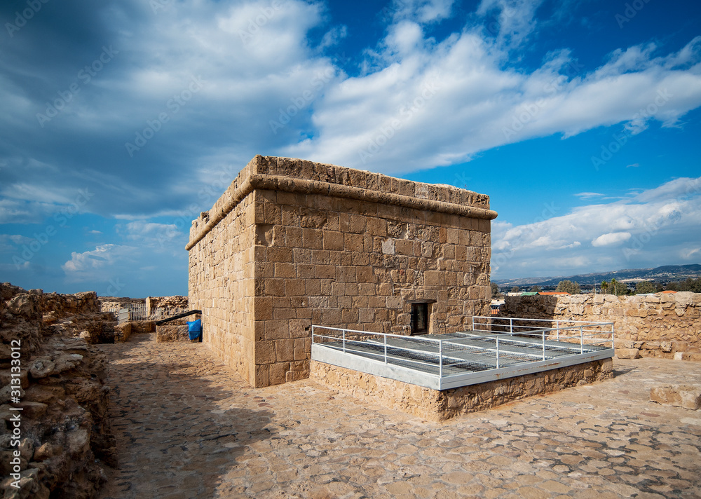 The Byzantines built the fortress guarding the Harbor of Paphos in the ...