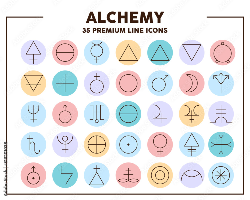 Hermetic Symbols Vector