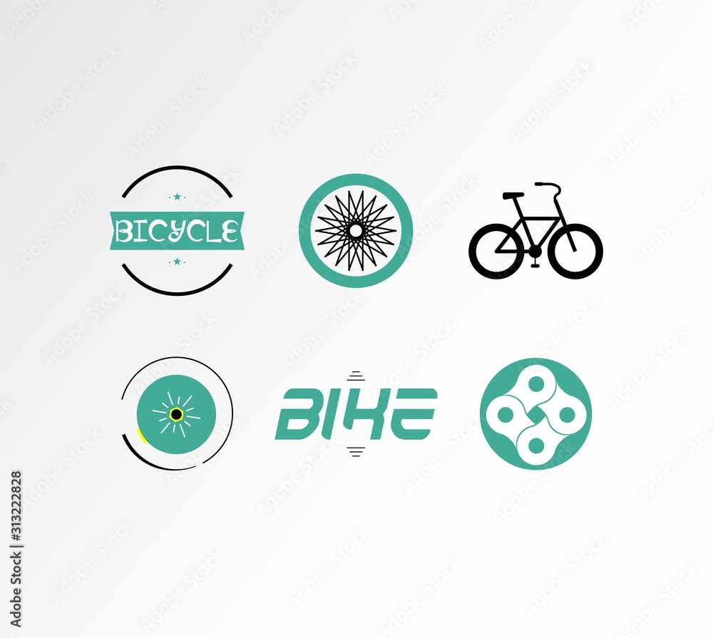 Bike logo, bike shop logo, bicycle logo collection Stock Vector | Adobe ...