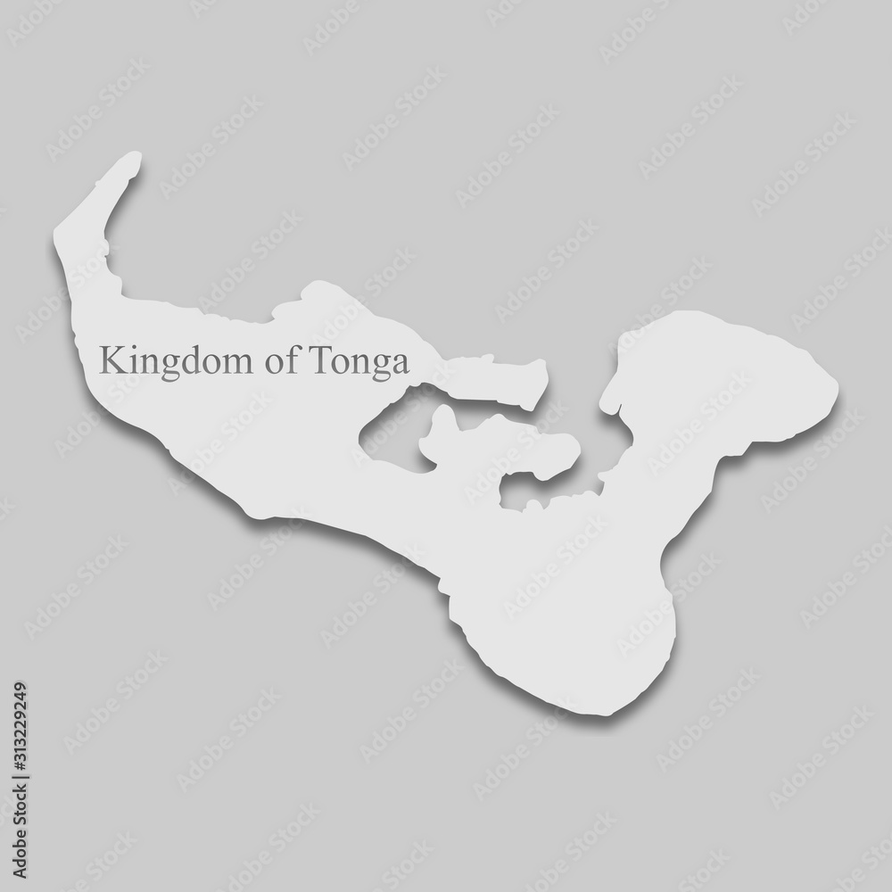map of the Kingdom of Tonga Stock Vector | Adobe Stock