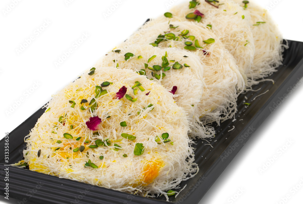 Indian Traditional Sweet Food Desi Ghee Ki Pheni Also Know as Sutarfeni ...