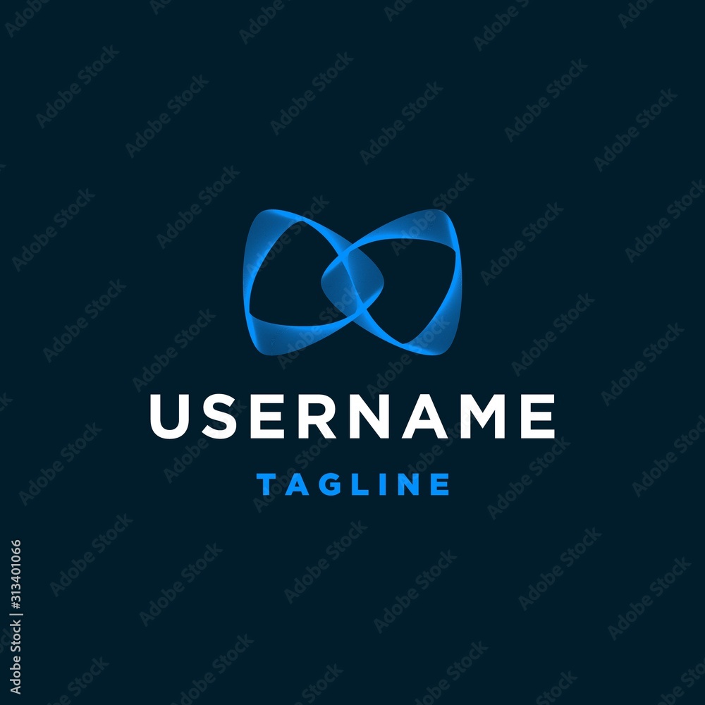 infinity logo design inspiration . modern infinity icon design template ...