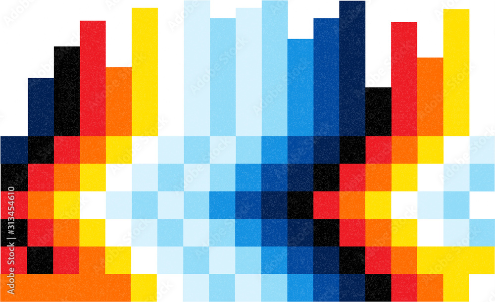 Glitch Error VHS vector phrase in pixel art style with screen glitch ...