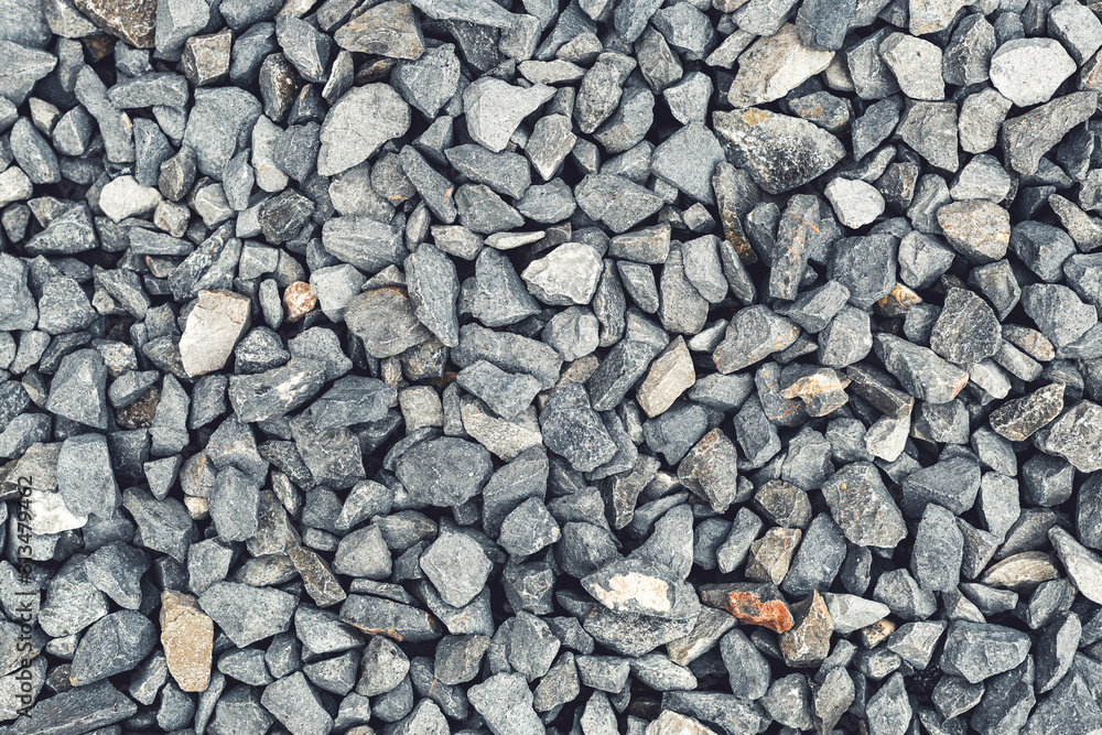Landscaping bluestone gravel background texture Stock Photo | Adobe Stock