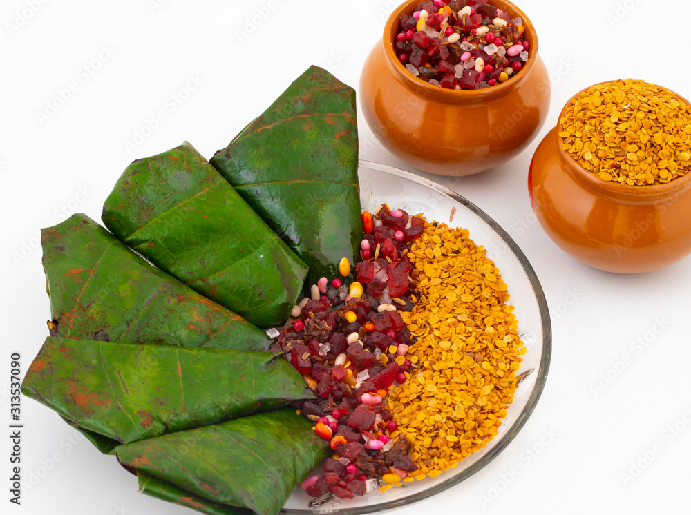 Indian Traditional Mouth Freshener Sweet Paan Also Known as Masala Paan ...