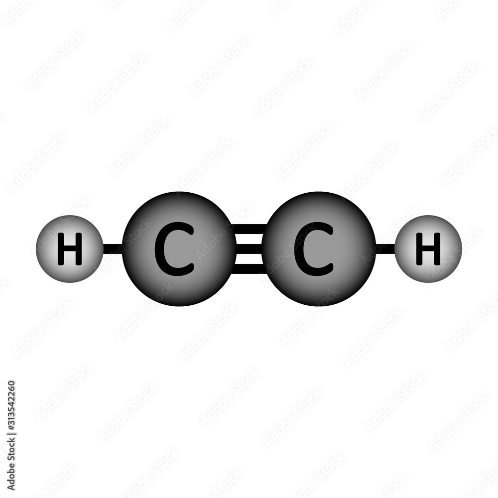 Acetylene Molecule